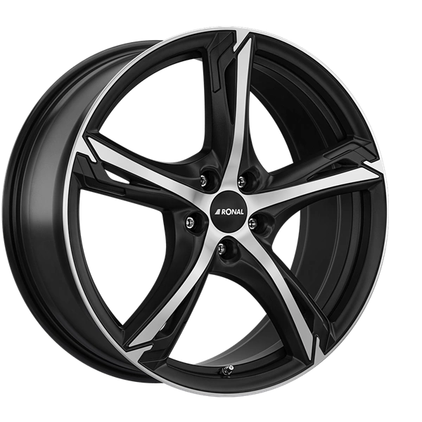 FELGI RONAL R62 5x114.3 8.5x20 ET50 Jetblack Matt Front Diamond Cut ...