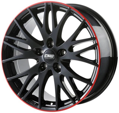 FELGI CMS C8 5x120 8x19 ET20 Black Red - sklep Sportwheels.pl