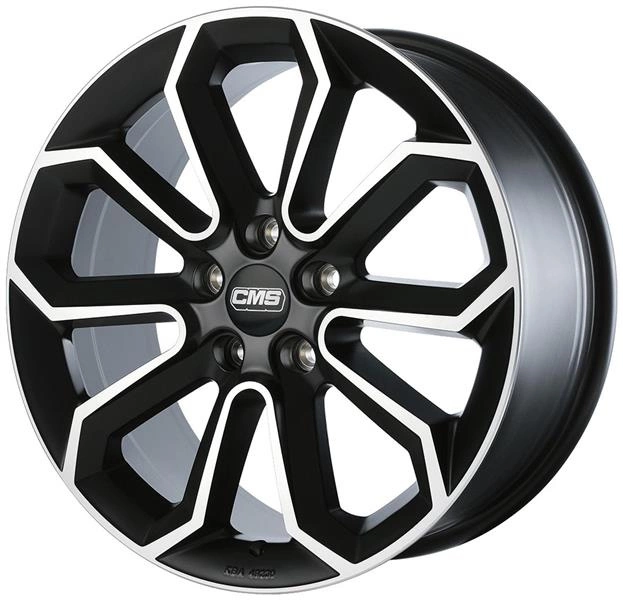 FELGI CMS C20 5x108 8x18 ET47 Matt Black Polished - sklep Sportwheels.pl