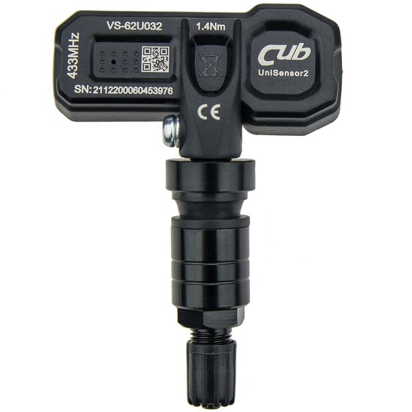 Czujnik ciśnienia CUB TPMS UNI-Sensor 2 BLACK 433MHz - sklep Sportwheels.pl