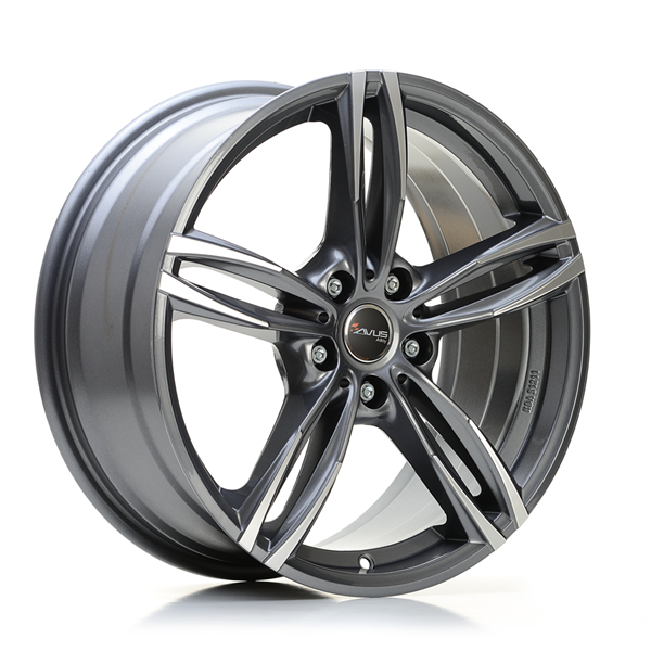 FELGI AVUS AF15 5x114.3 7.5x17 ET40 ANTHRACITE POLISHED - sklep ...