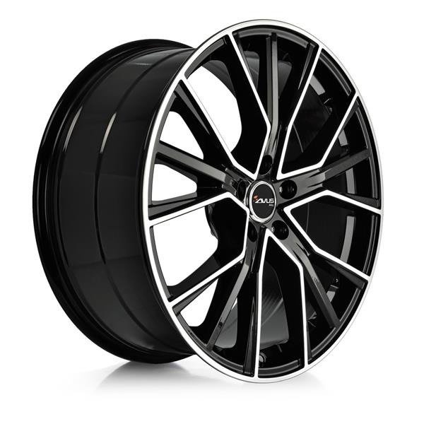 FELGI AVUS AF18 5x112 8.5x20 ET20 Black Polished - sklep Sportwheels.pl
