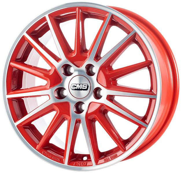 FELGI CMS C23 4x108 6x15 ET32 Diamond Red Gloss | sklep Sportwheels.pl