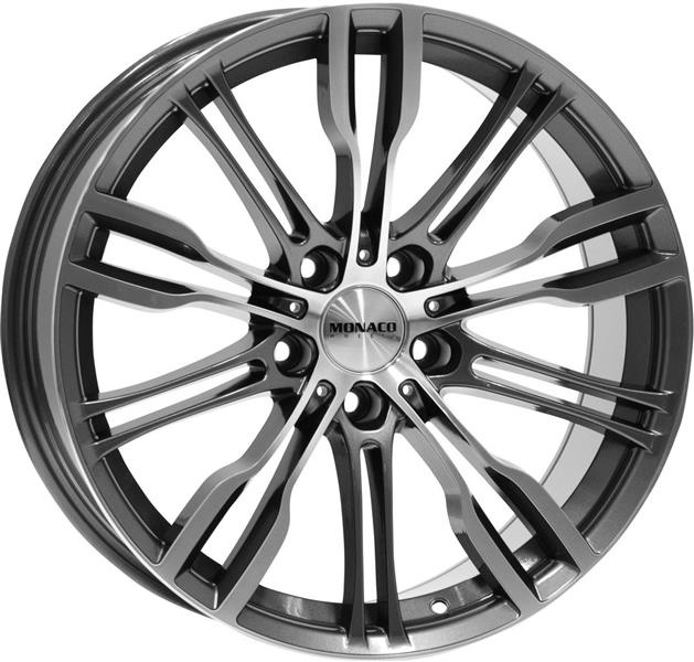 FELGI MONACO GP8 5x120 8x19 ET20 Anthracite Polish - sklep Sportwheels.pl