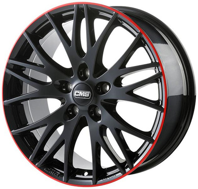 FELGI CMS C8 5x120 8x19 ET20 Black Red - sklep Sportwheels.pl